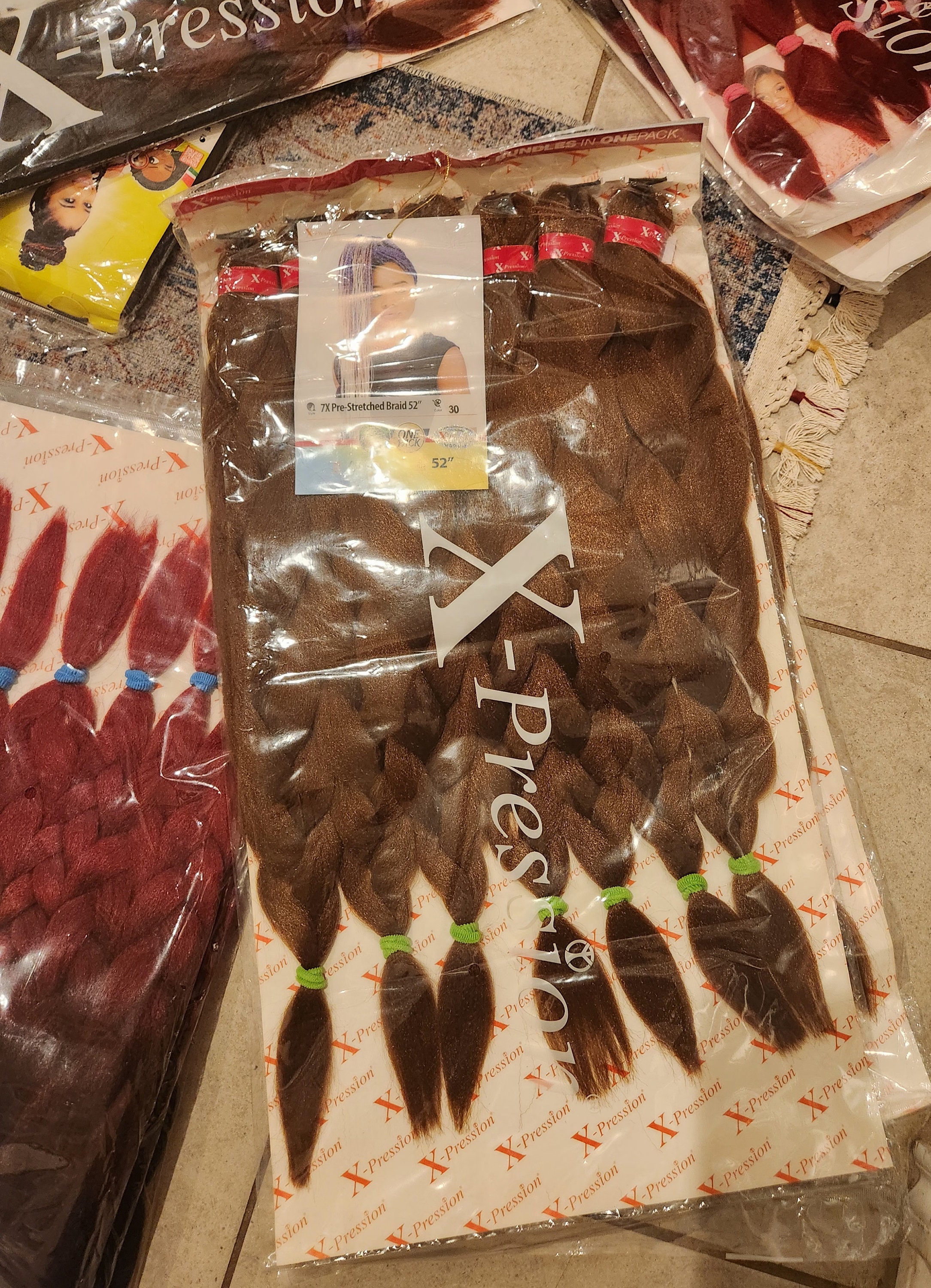 7X Xpression Pre Stretched Braiding Hair. - Etsy