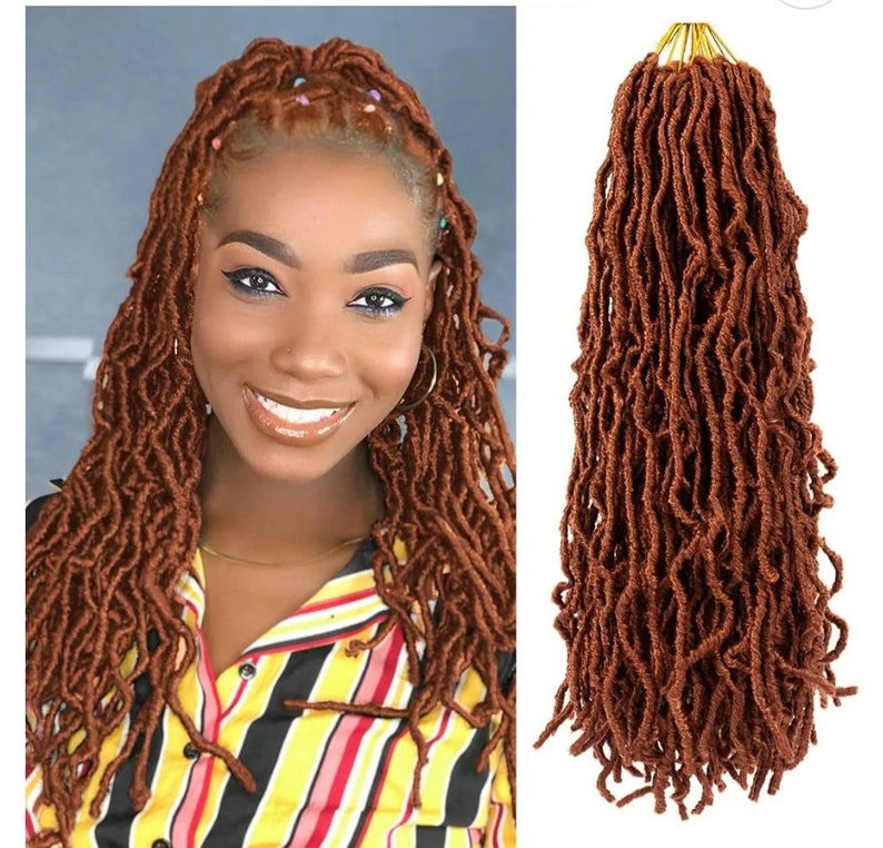 Soft Locs Crochet Hair Faux Goddess Locs 18 and 24 Inch, 20 Strands - Etsy
