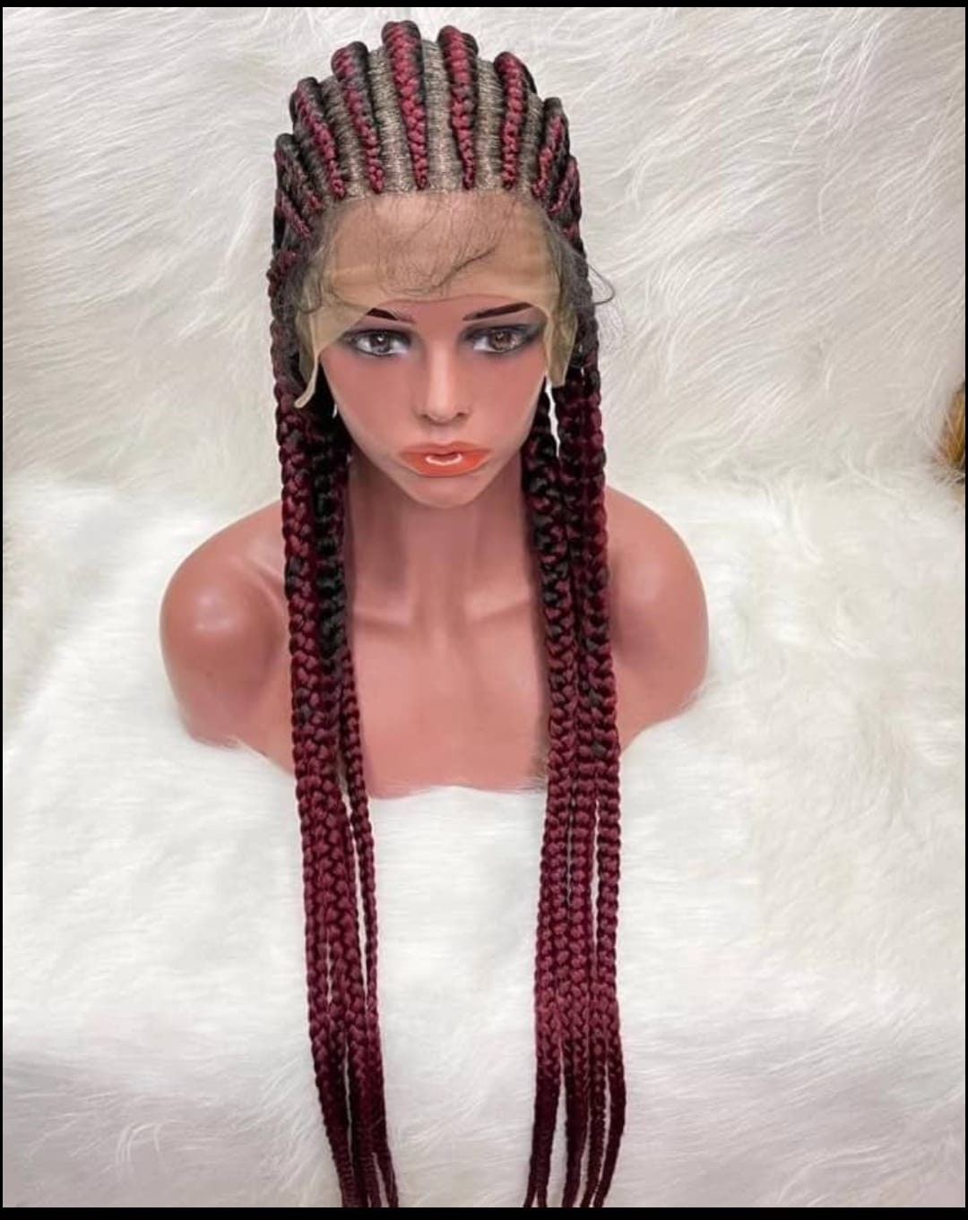 Full Lace Cornrow Wig - Etsy