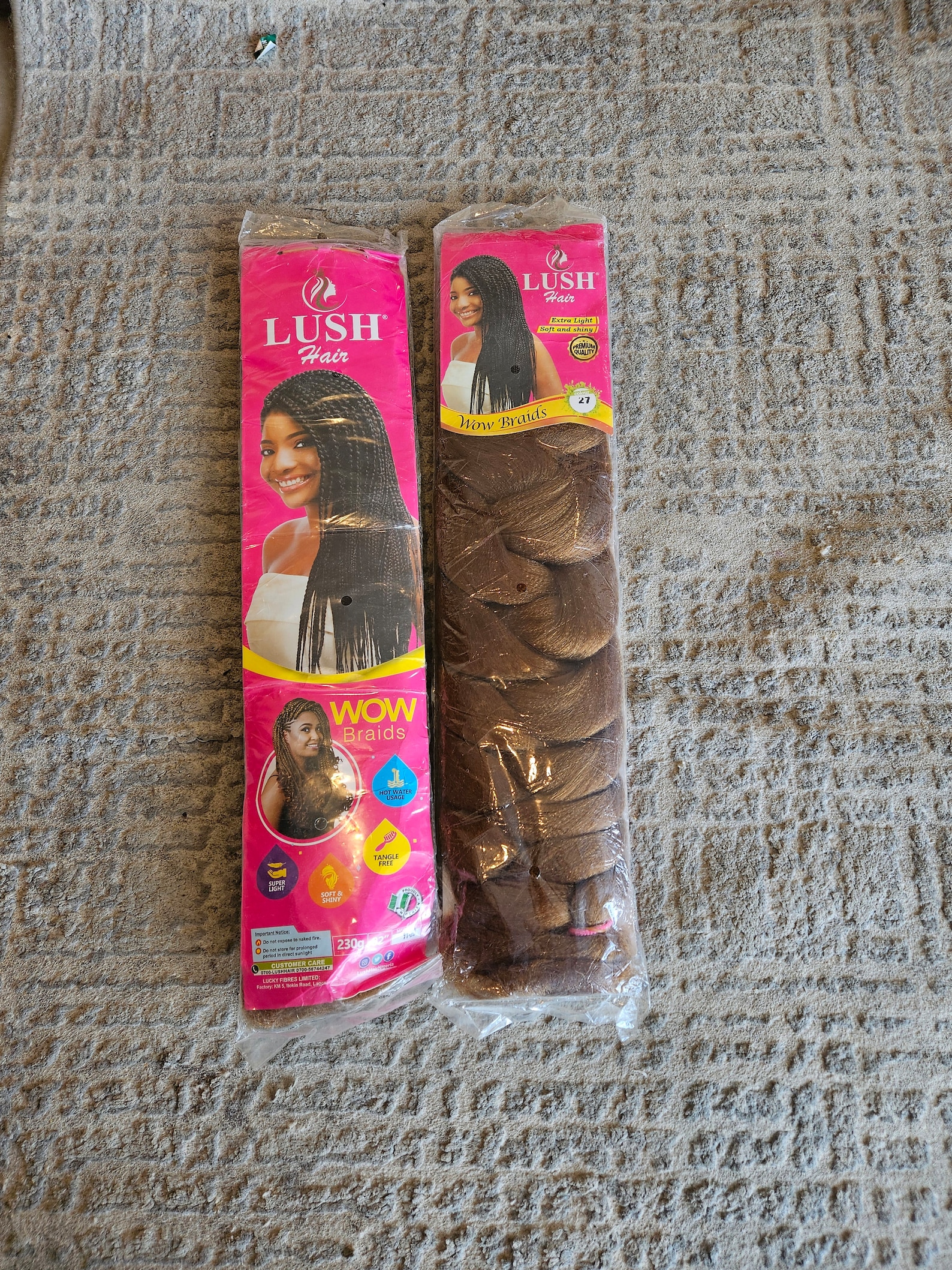 Lush Hair Extra Light and Shiny for Braiding Extensions - Etsy