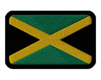Embroidered Jamaican Flag Patch - Etsy