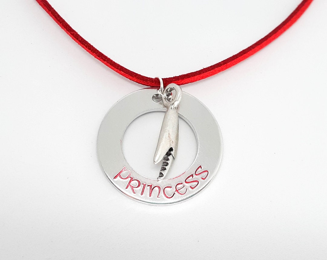 Princess Necklace - Scorpia - Hand Stamped - Etsy