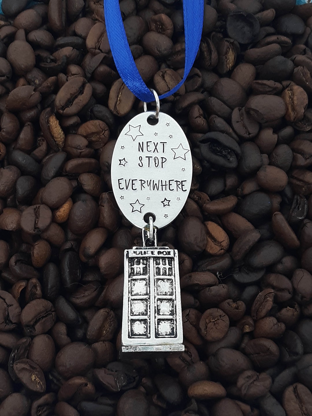 Next Stop Everywhere Hand Stamped Ornament - Etsy