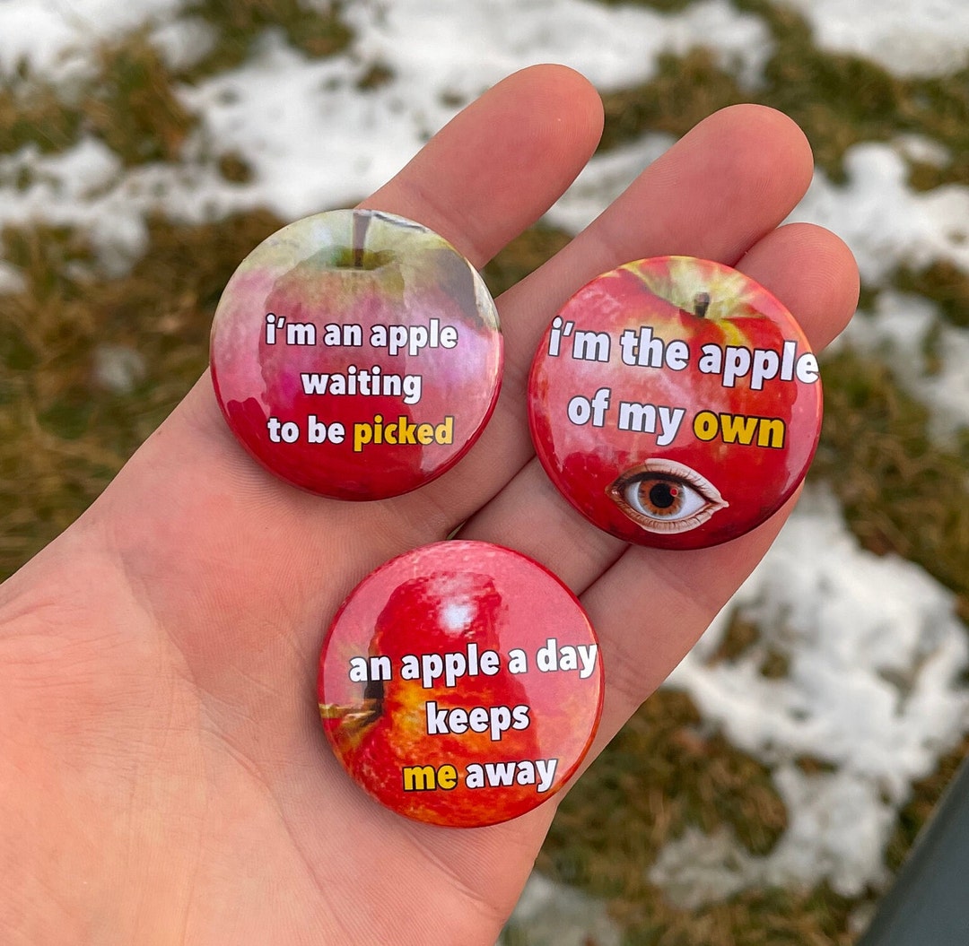 Apple Affirmations Pin Pack Gift for Friend or Self, PICK Your Own ...