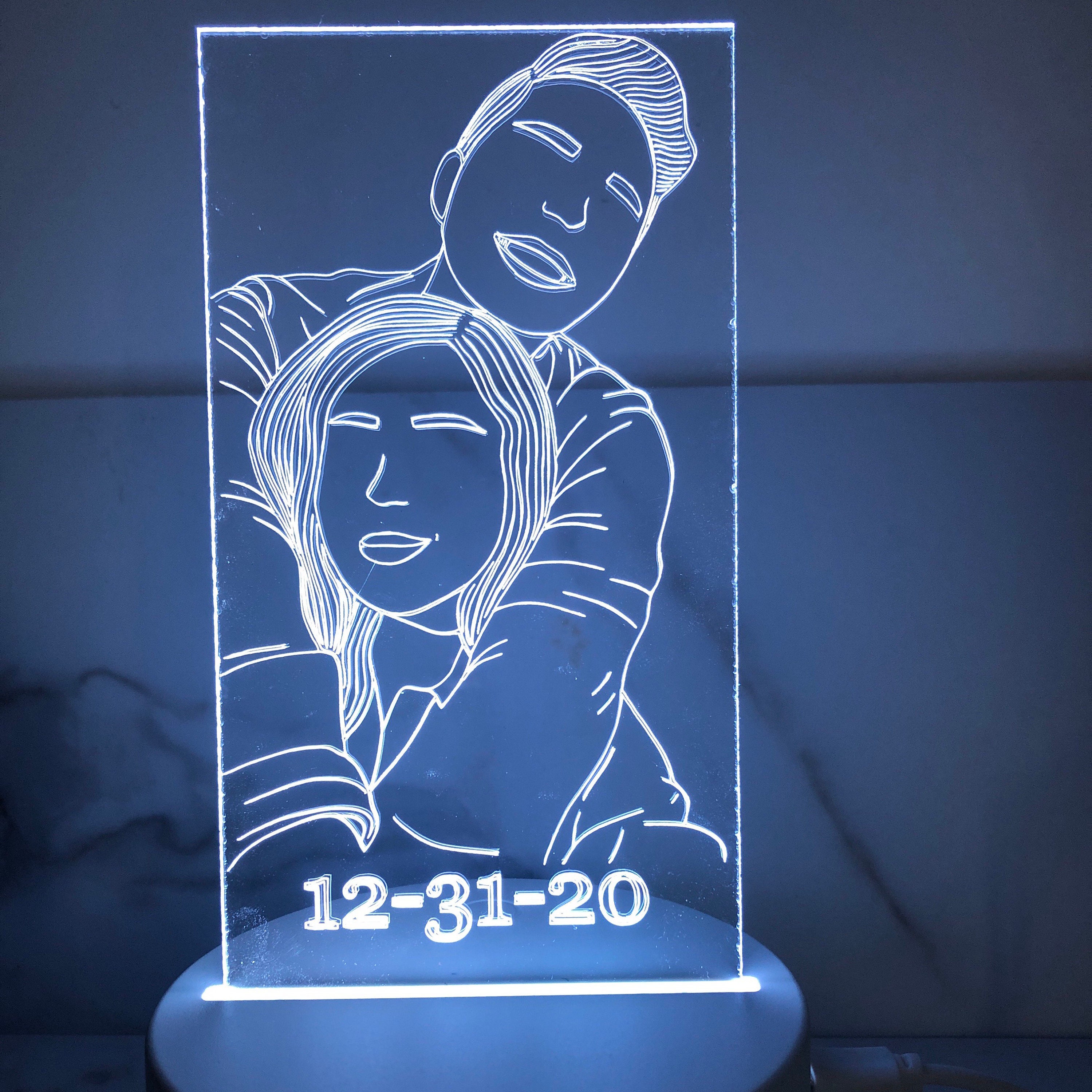 Mini Custom LED Light LED Photo LED Light Personalized | Etsy