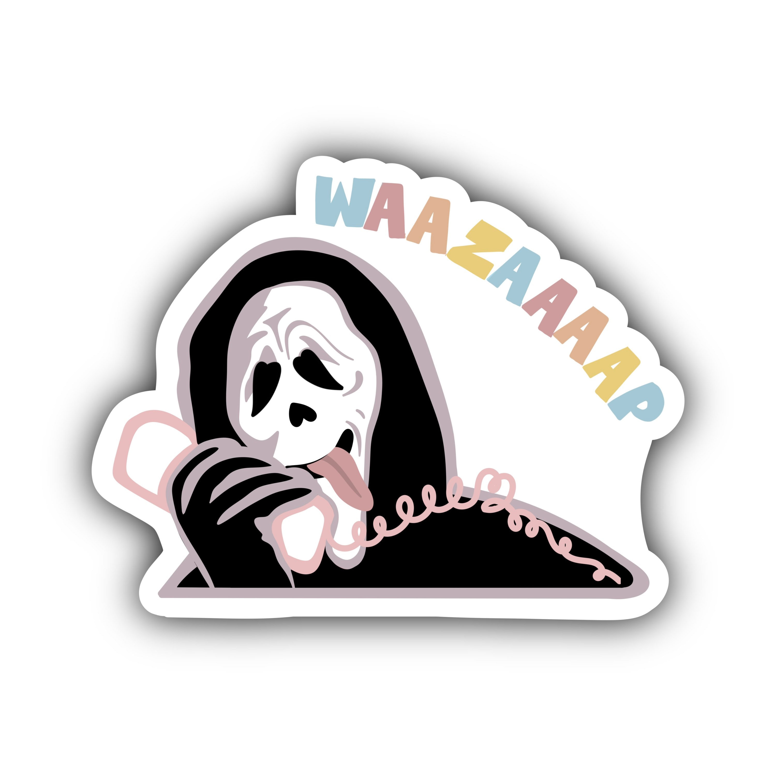 Scream Sticker Ghostface Sticker Waterproof Sticker Hydro - Etsy
