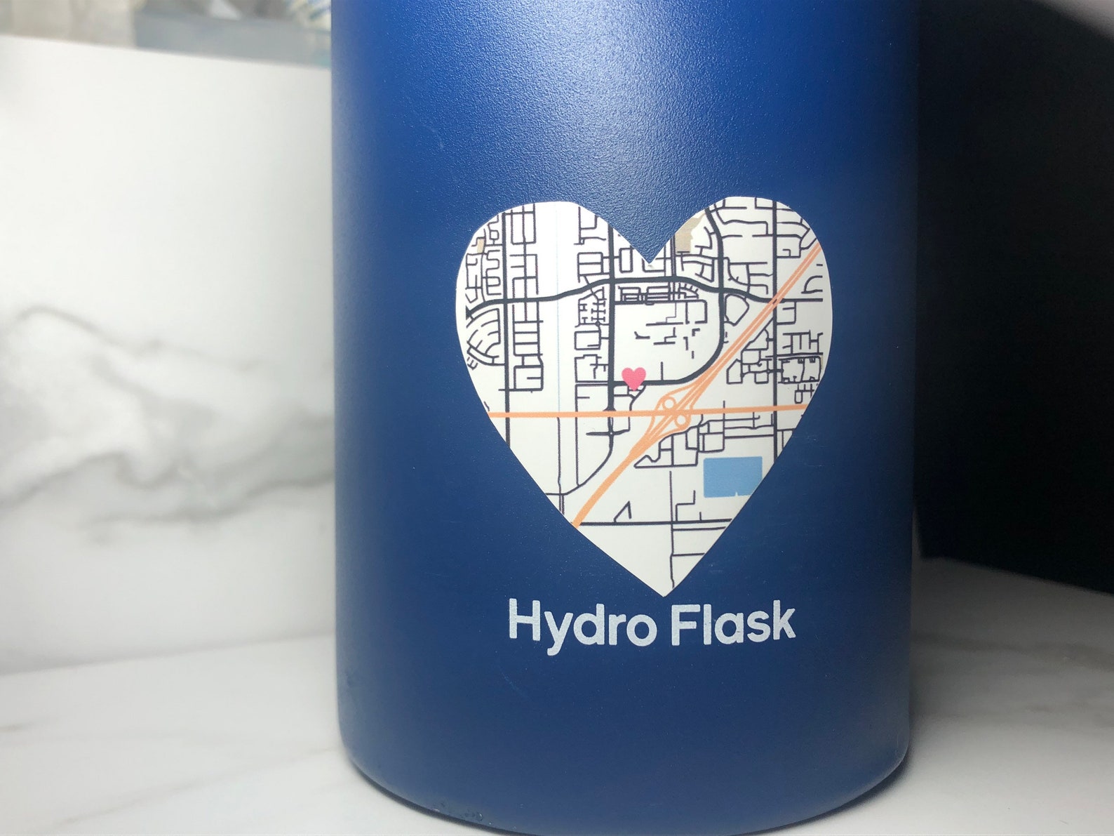 Where We Met Sticker Map Sticker Location Sticker Custom | Etsy