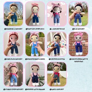 Crochet Ms. Rachel Pattern, Ms. Rachel Doll Pattern, Ms. Rachel Crochet ...