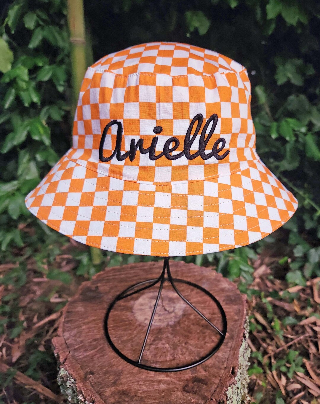 Made to Order Personalized Bucket Hat, Go Big Orange, Sun Beach Hat ...