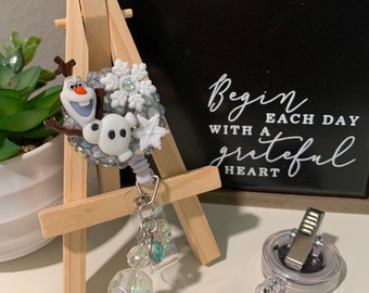 Olaf Badge Reel - Etsy