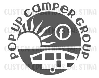 Pop up Camper Decal | Etsy