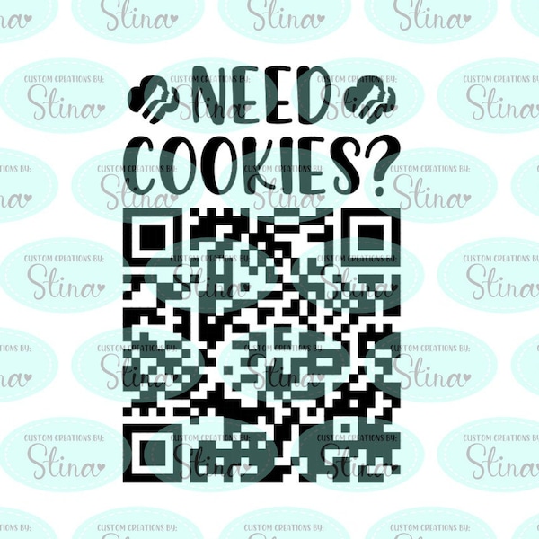 Girl Scout Cookie Qr Car Decal - Etsy