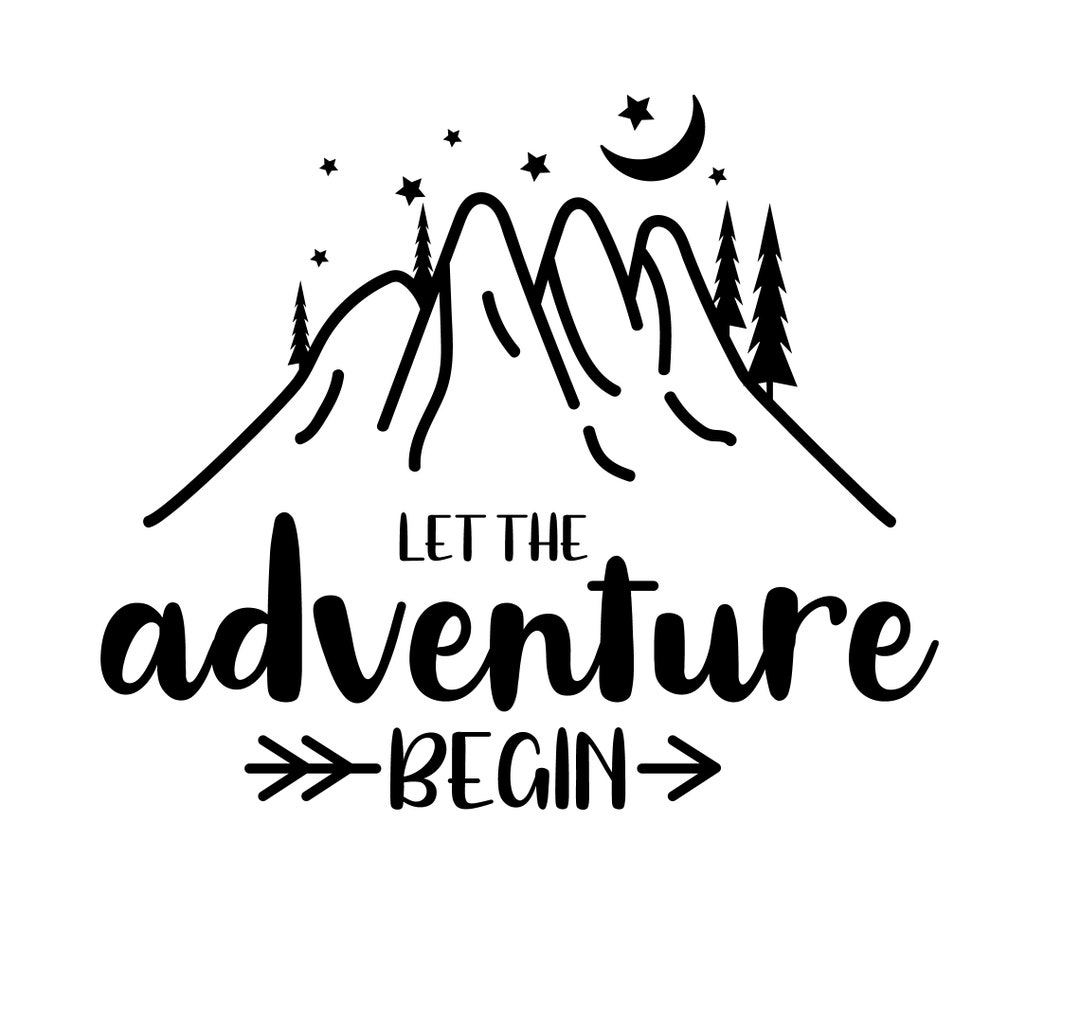Let Adventure Begin Vinyl Decal personalize Car RV - Etsy