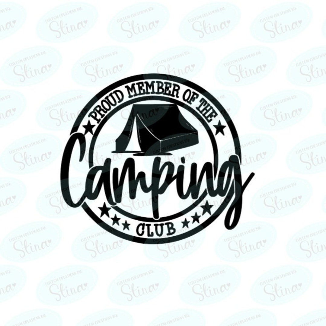 Camping Club Proud Member Vinyl Decal Car RV Pop up - Etsy