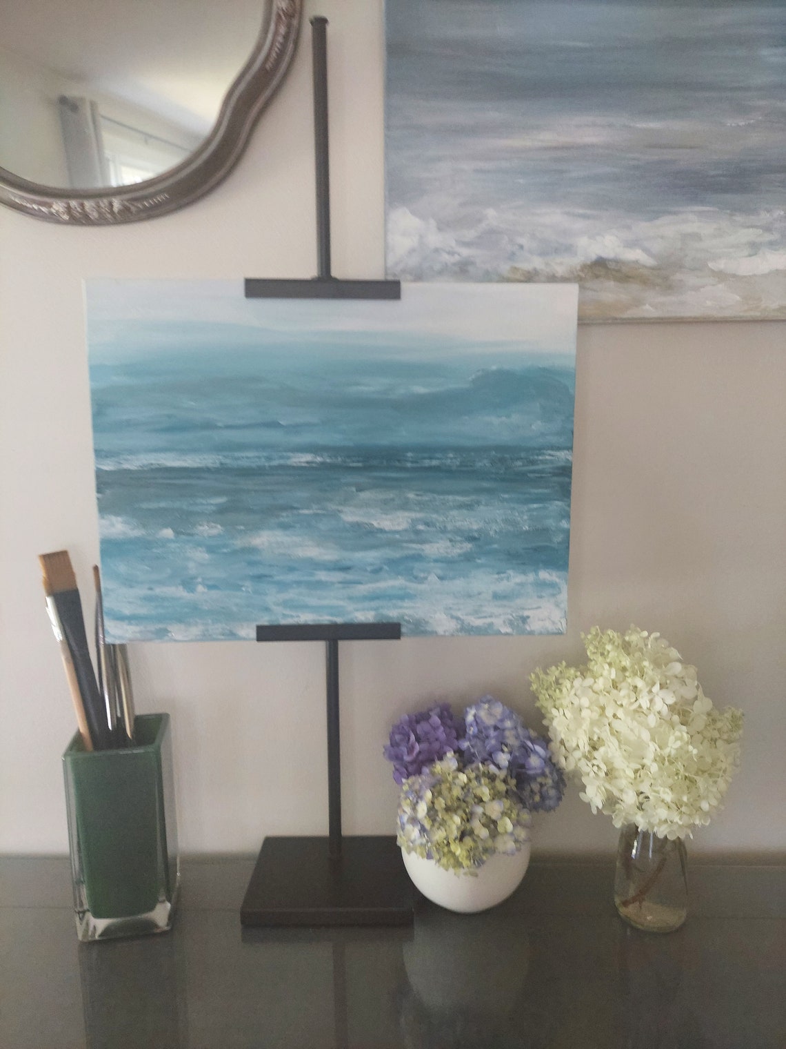 Blue Sky 1 Vineyard Sound Cape Cod Original Hand-painted Artwork ...