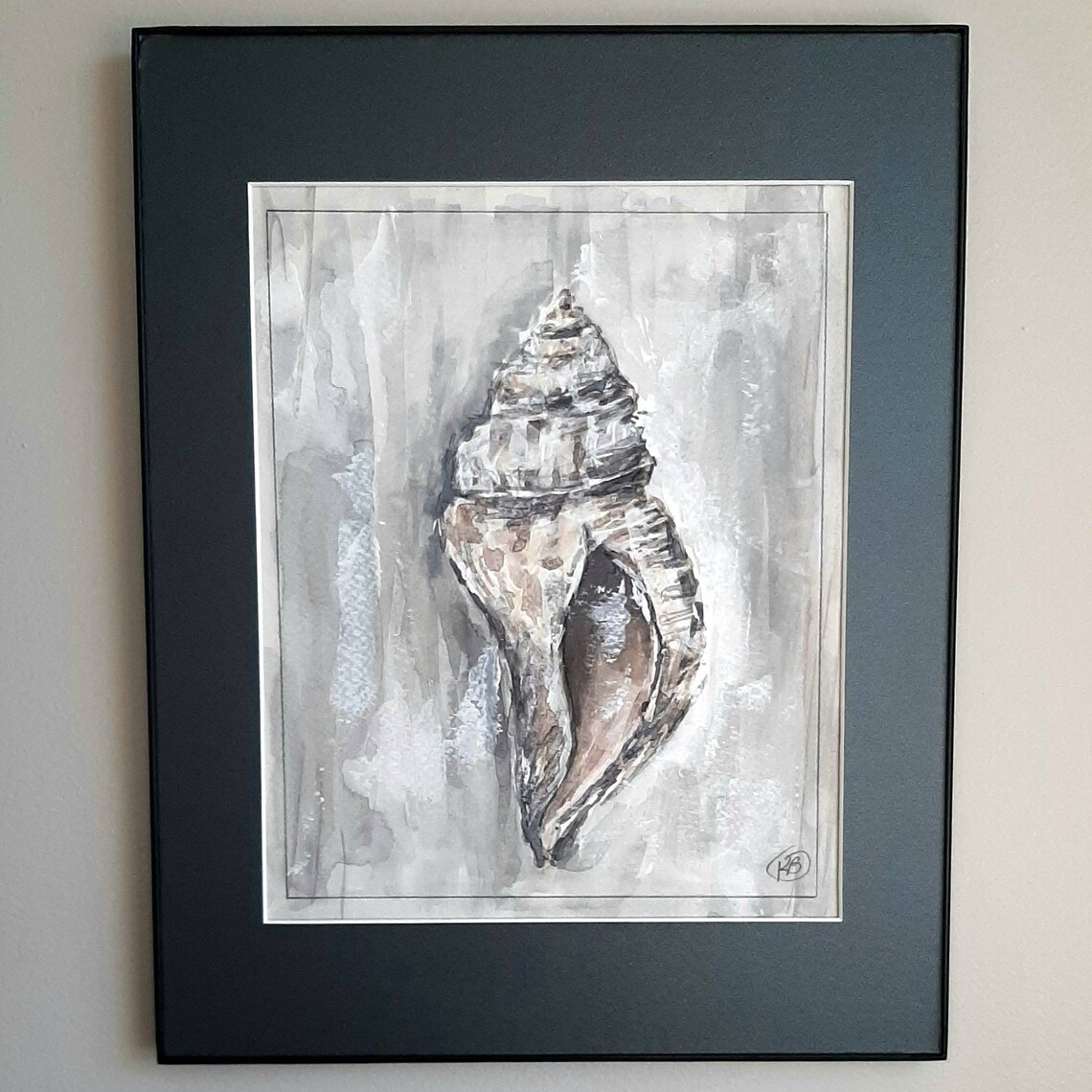 Sea Shell Collection Hand-painted Watercolor Inspired by Cape Cod ...