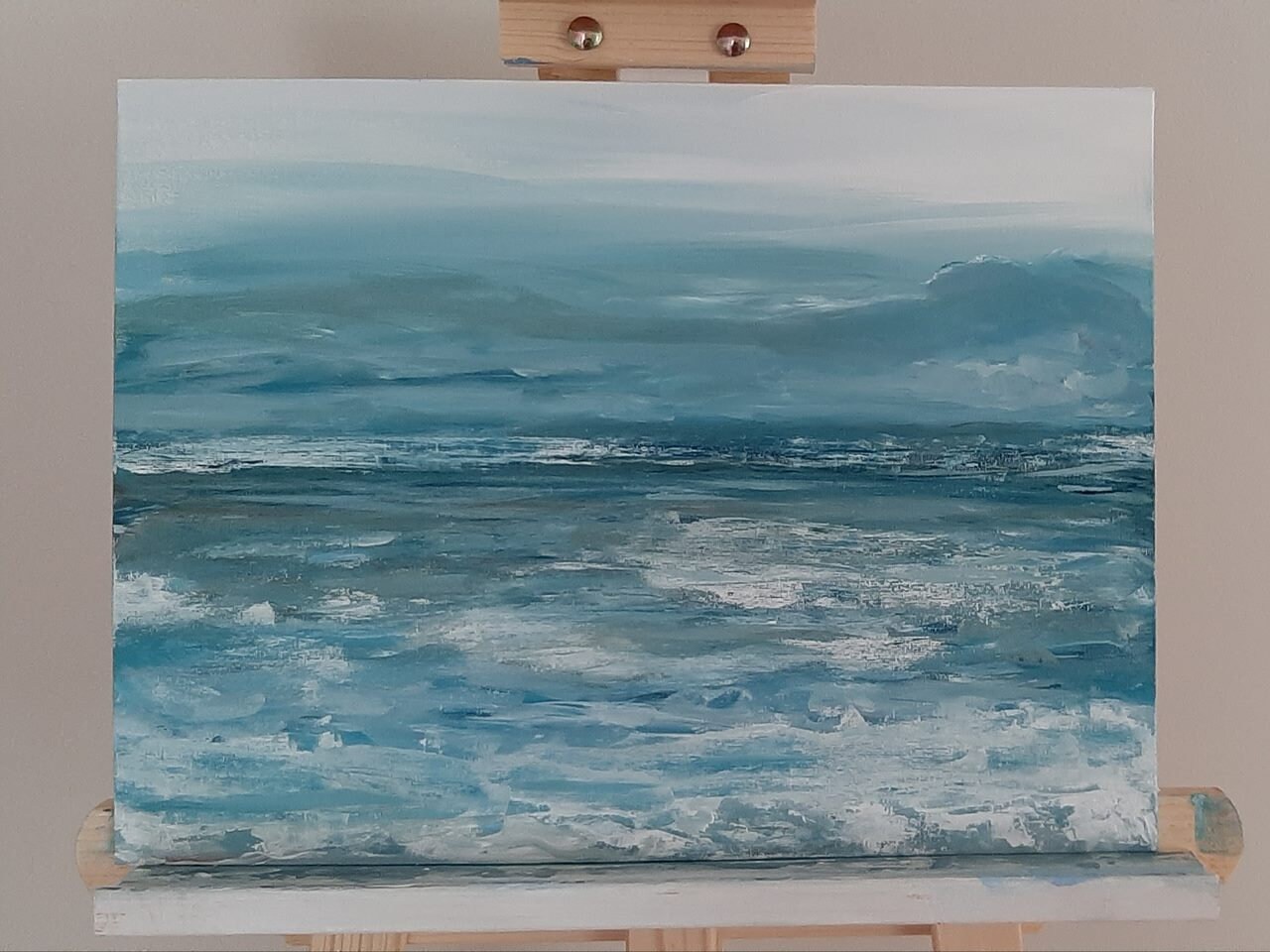 Blue Sky 1 Vineyard Sound Cape Cod Original Hand-painted Artwork ...