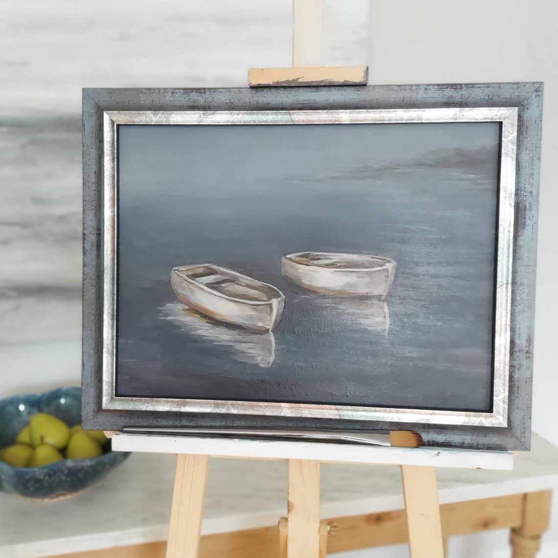 Cape Cod Harbor Dinghies Original Hand Painted Art - Etsy