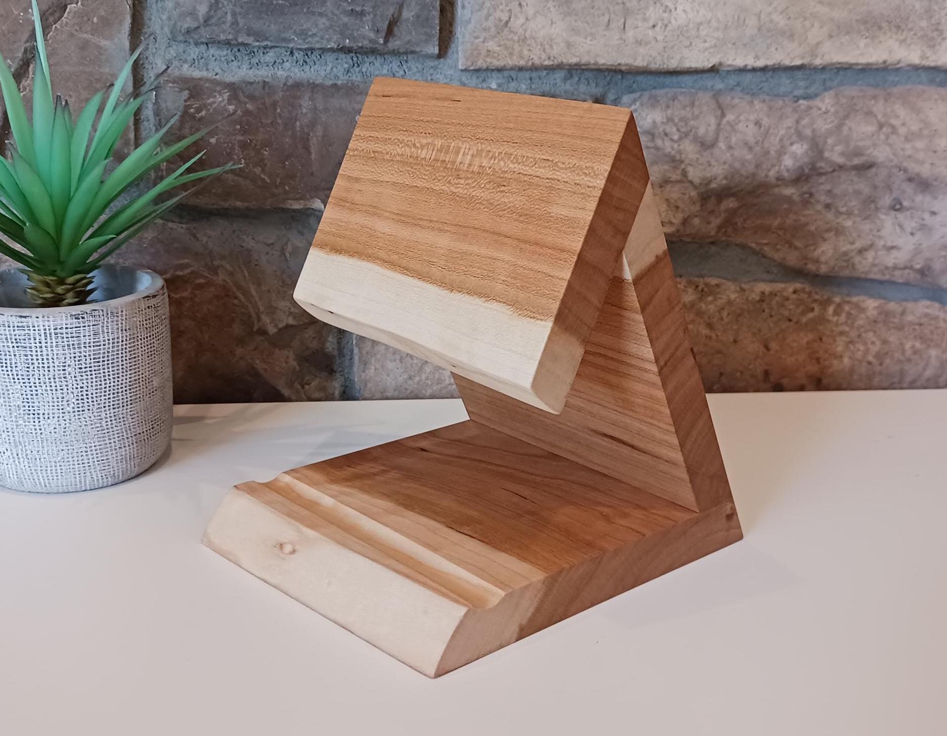 Live Edge Book Holder | Book Lover Gifts | Unique Bookworm Gift ...