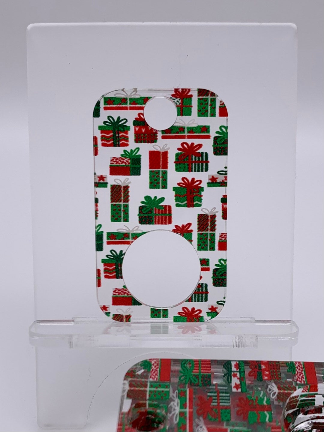 Limited Edition Rectangular Christmas Gifts Print on Clear Acrylic ...