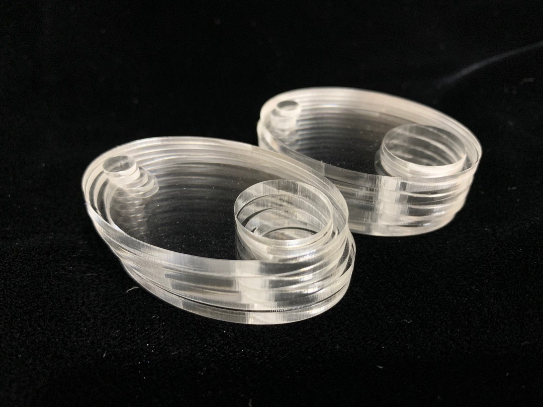 Clear Acrylic Thread Drops - Etsy