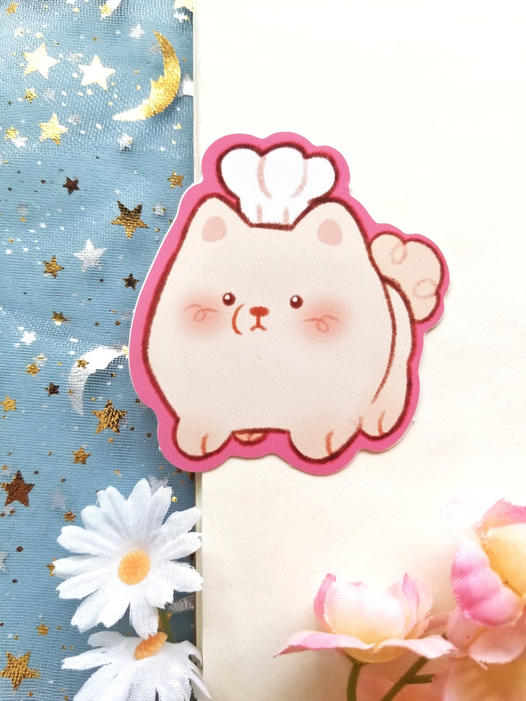 Furry Friend Baker / Chef Vinyl Glossy Sticker | Journaling Water ...