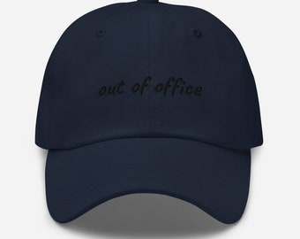 Out of Office Trucker Hat Vacation Hat - Etsy