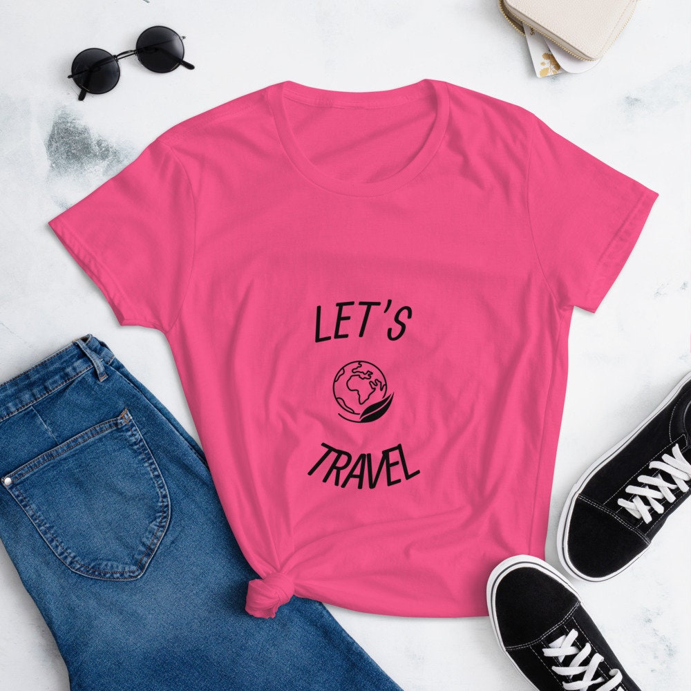 Let's Travel T-shirt, Vacation T-shirt - Etsy