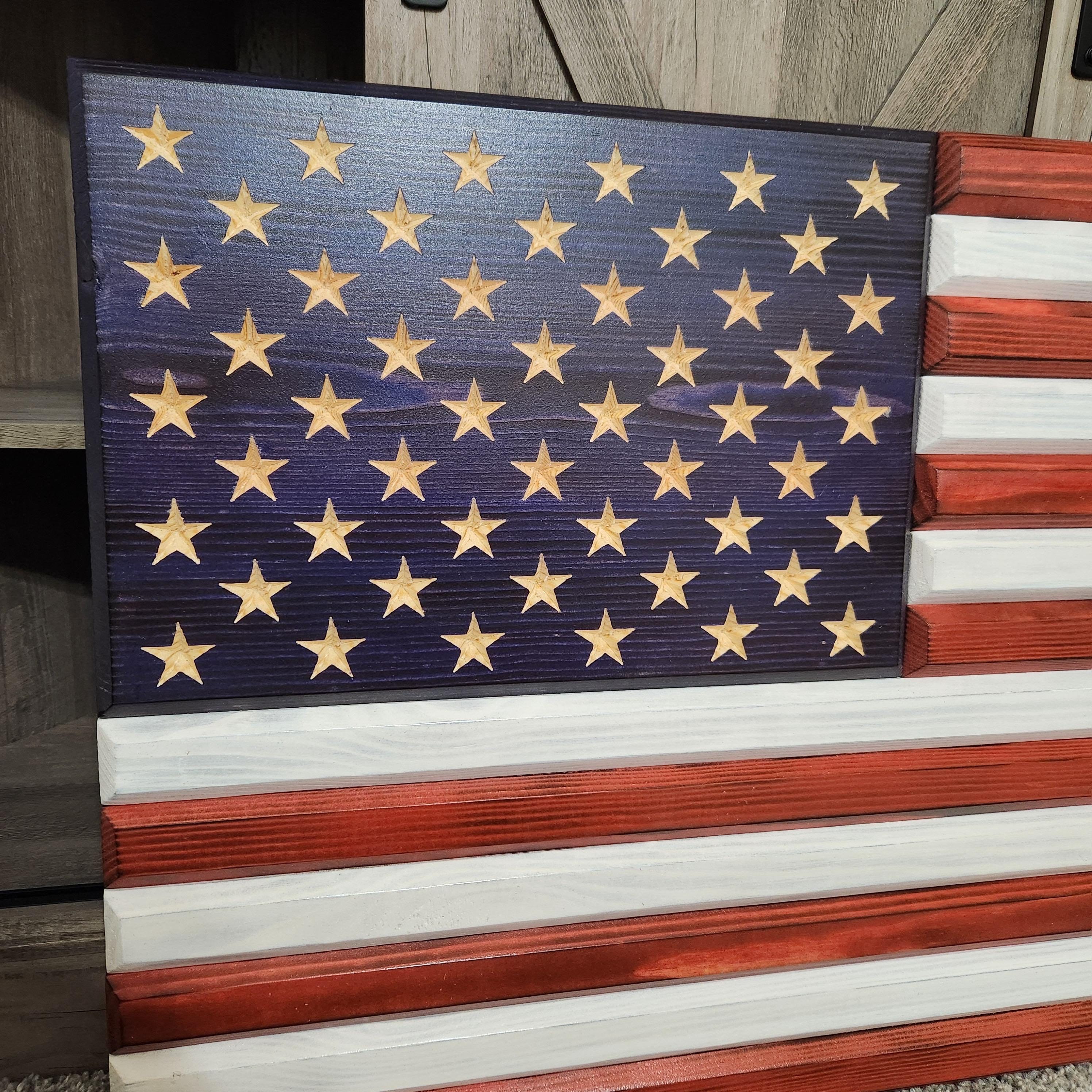 Rustic Wooden Flag - Etsy