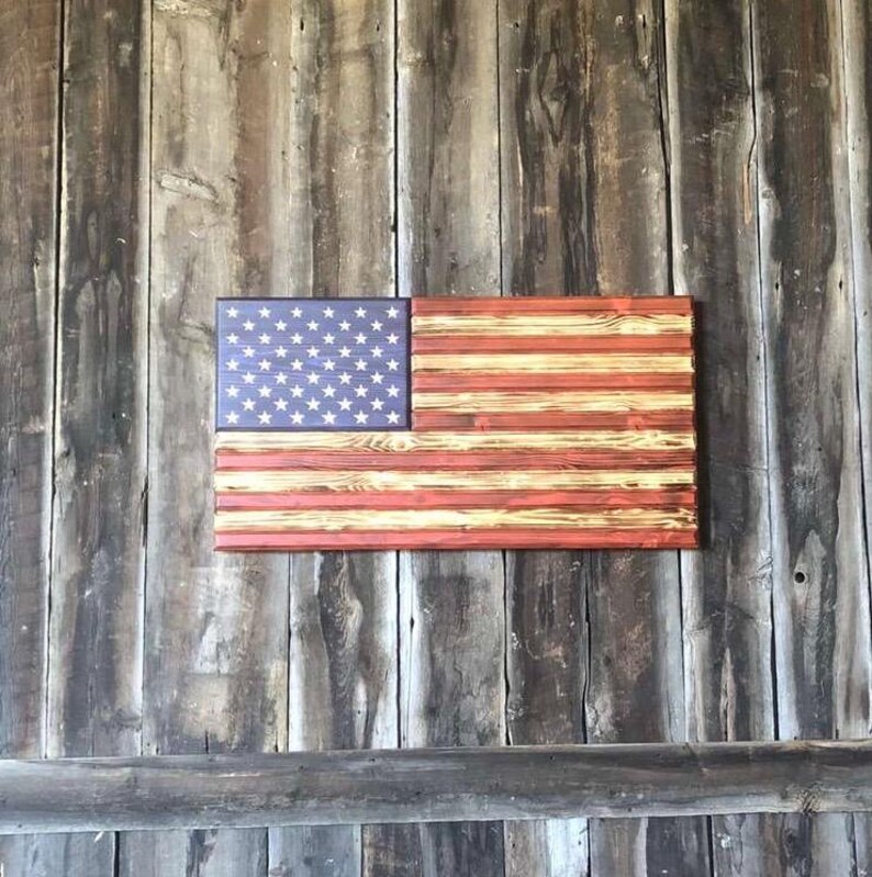 Rustic Wooden Flag - Etsy