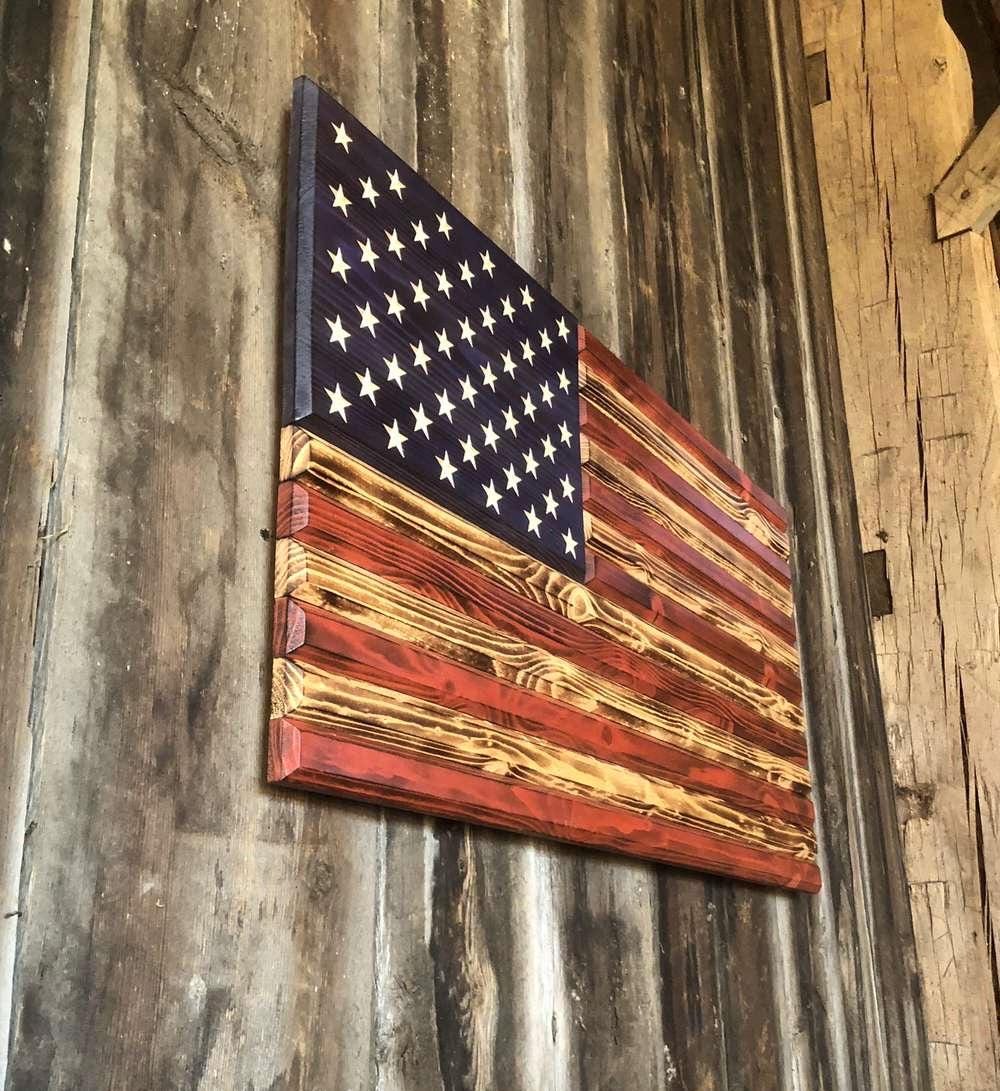 Rustic Wooden Flag - Etsy