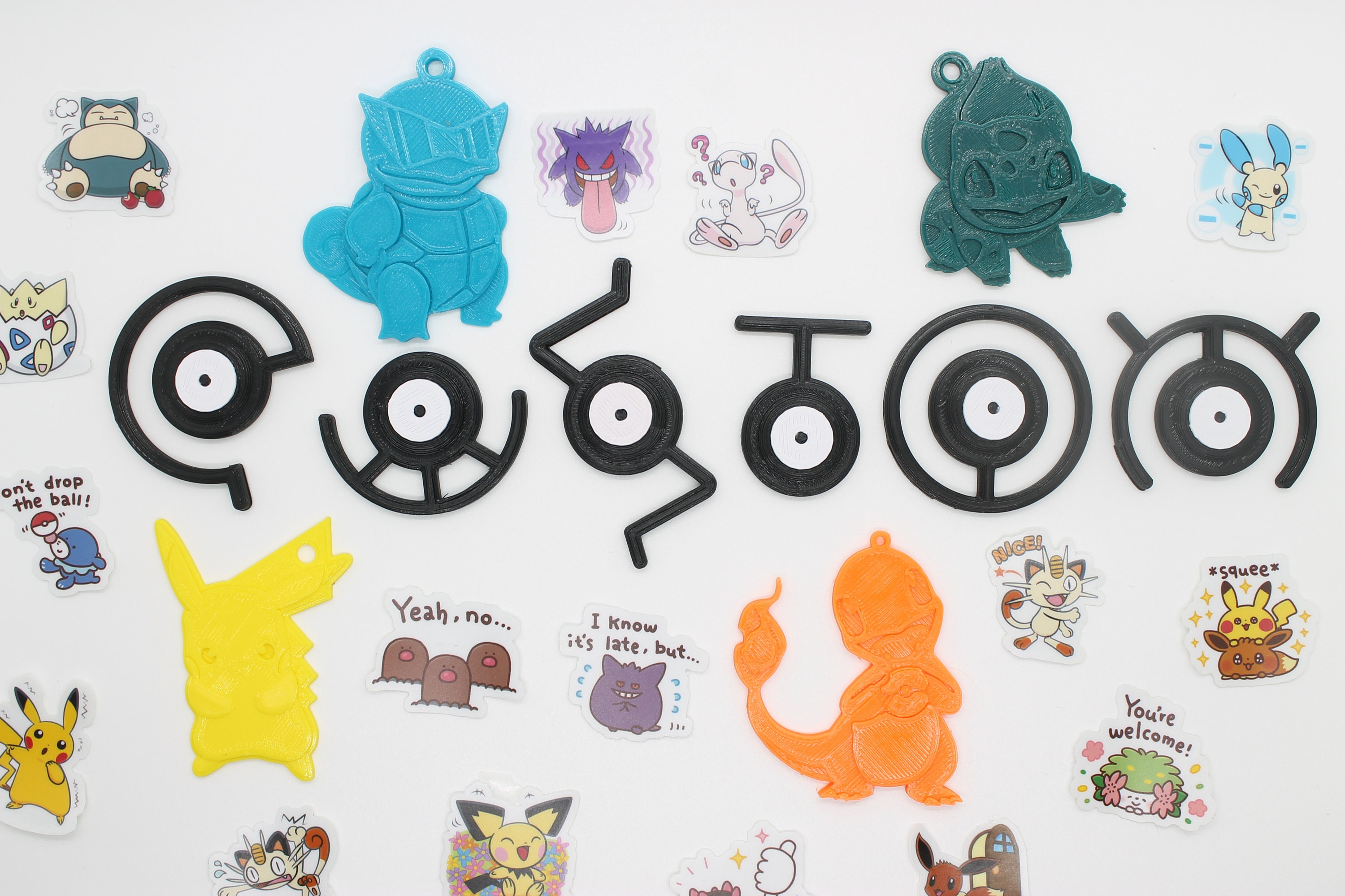 Unown Magnet Letters Full Complete Set 28 Pieces Pokemon - Etsy