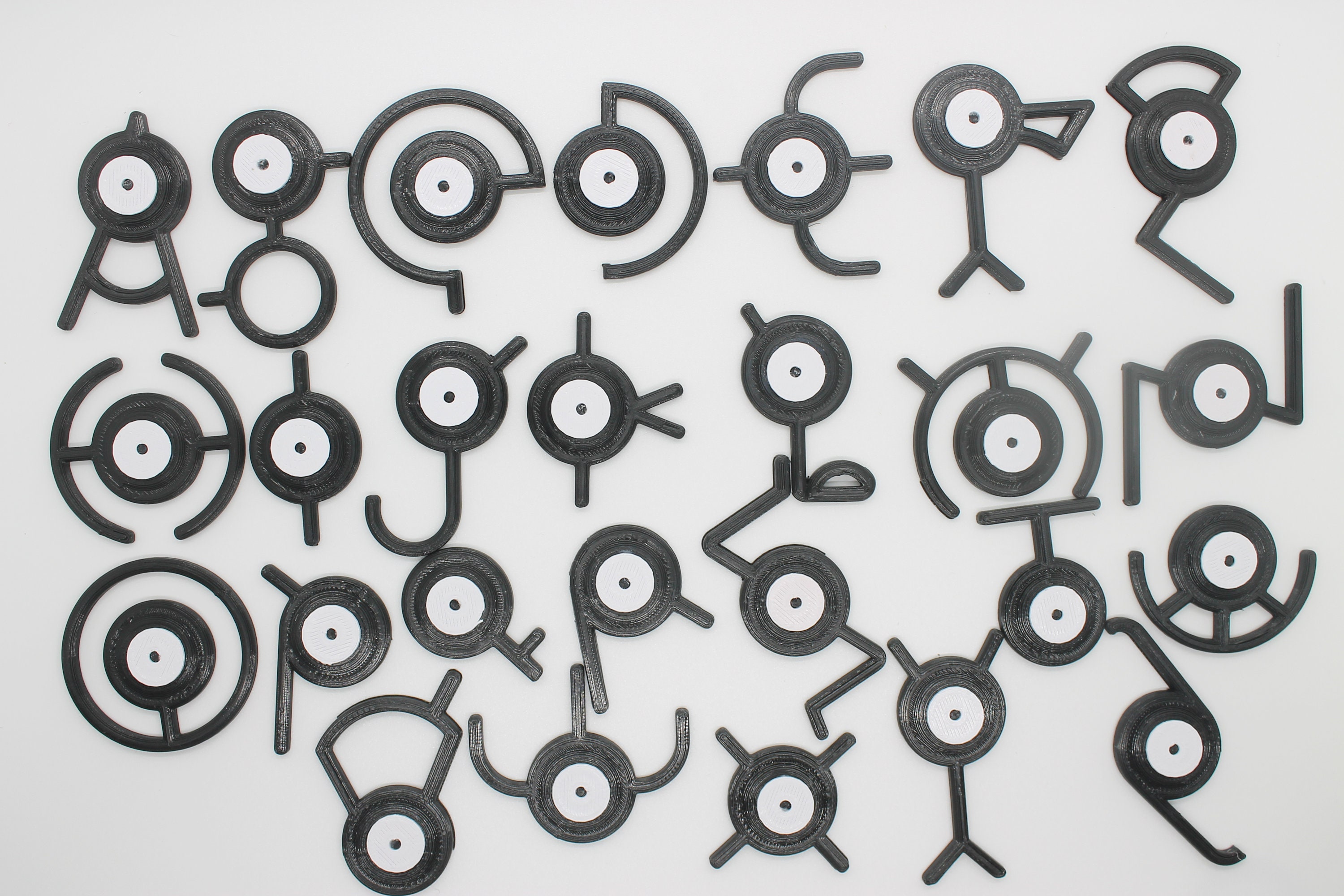 Unown Magnet Letters Full Complete Set 28 Pieces Pokemon - Etsy