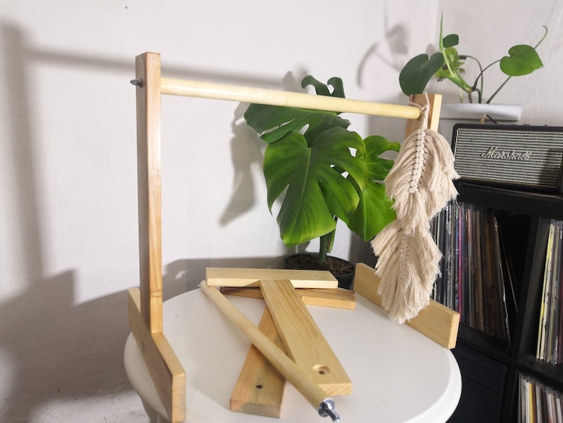 Macrame Workstation Table Stand | Easy to Use | Perfect for Workshops ...