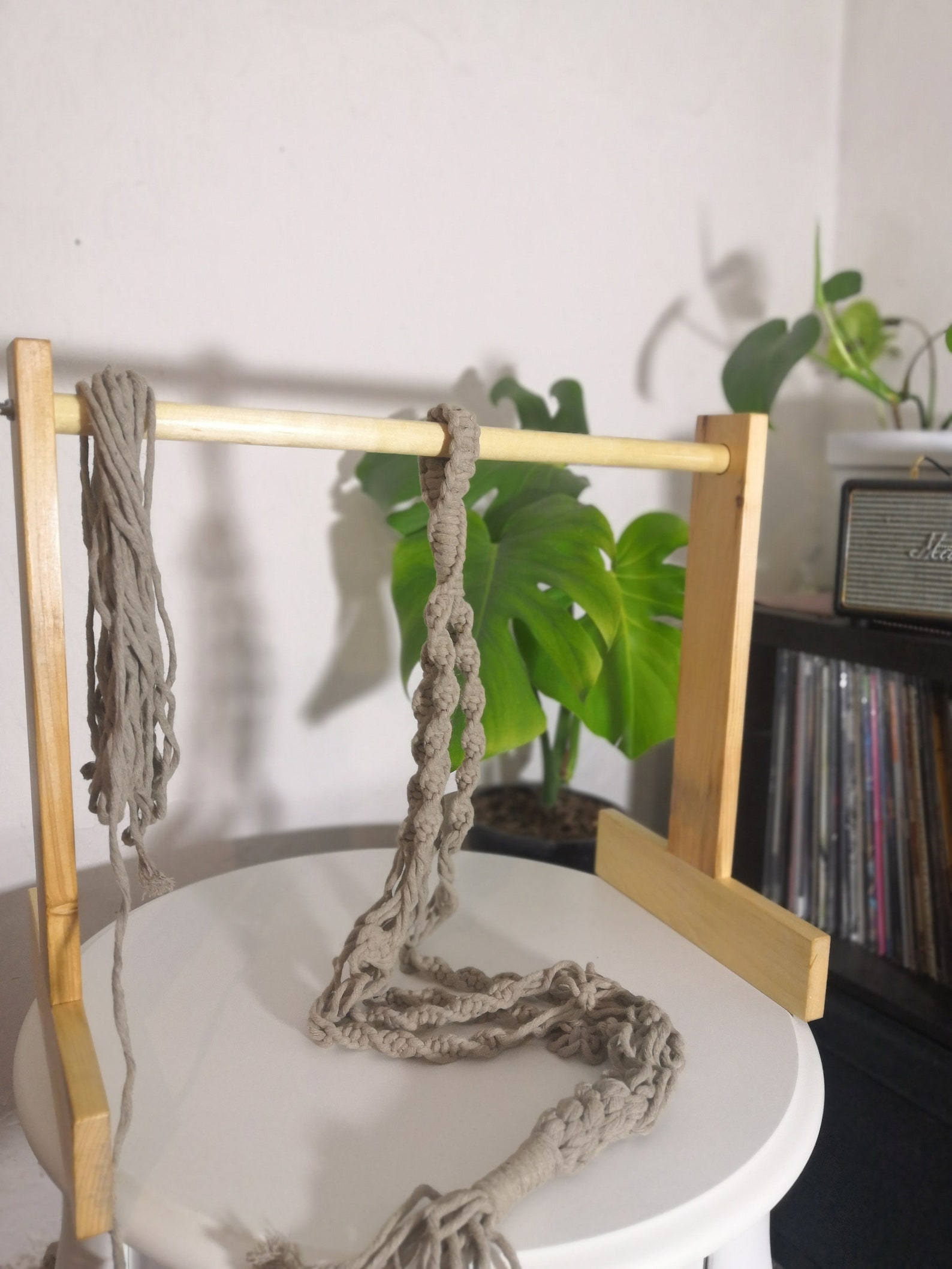 Macrame Workstation Table Stand | Easy to Use | Perfect for Workshops ...