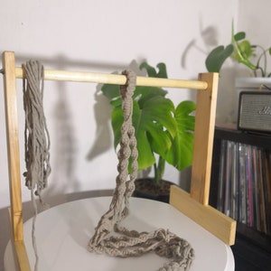 Portable Wooden Macrame Workstation | Easy Setup, Home or Workshop - Etsy