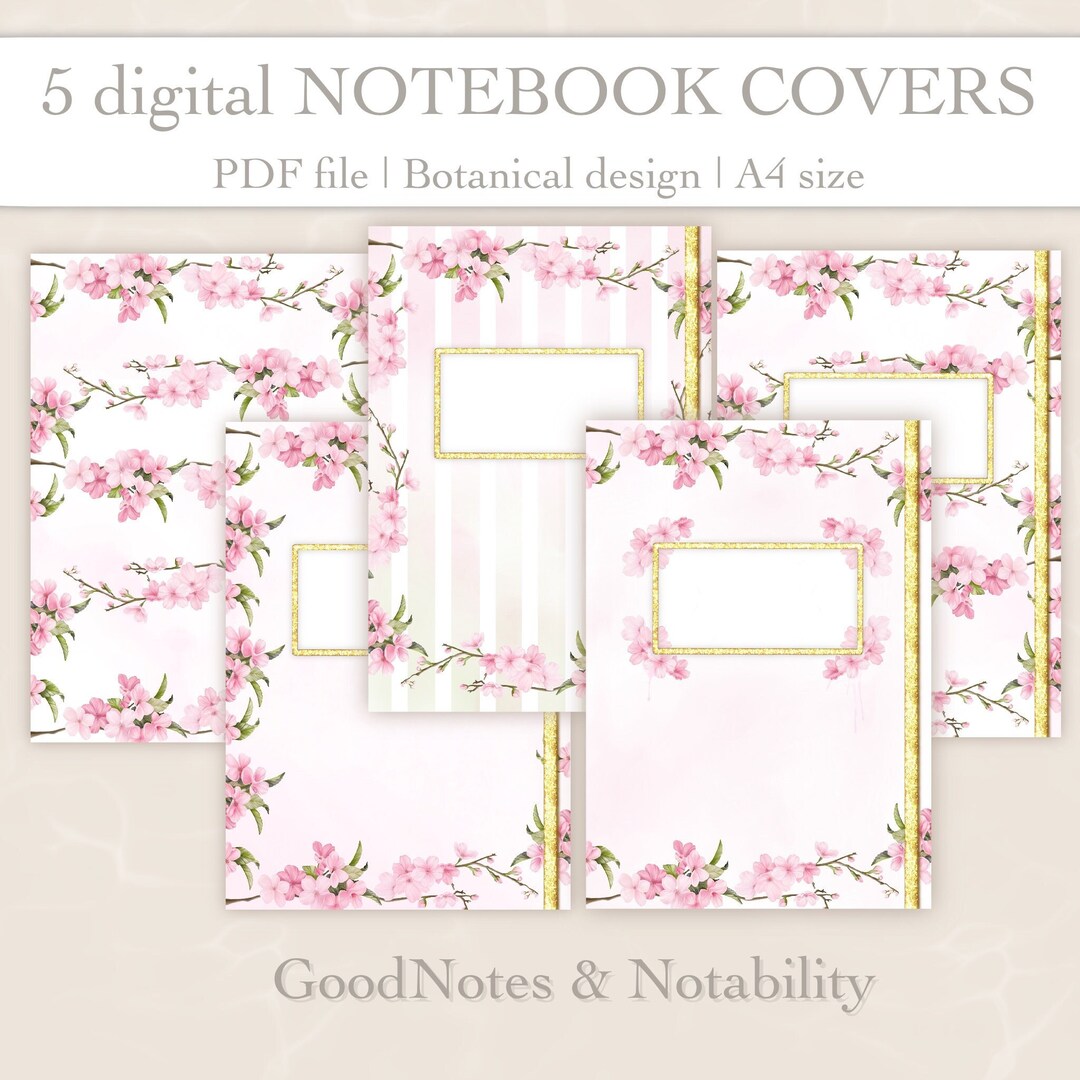 Digital Notebook Covers | Goodnotes Cover | Notability Cover ...