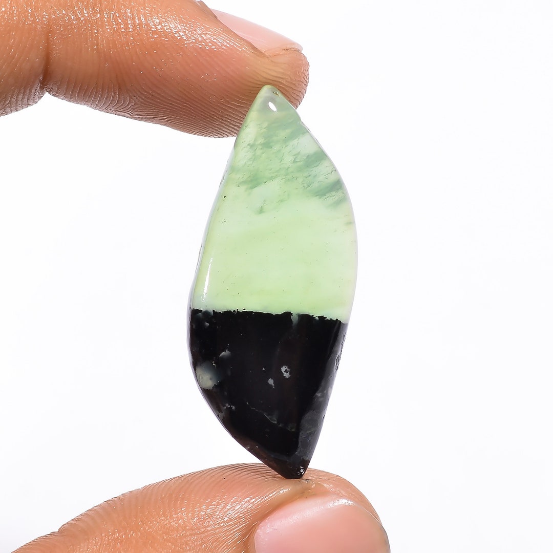Natural Nephrite Jade Fancy Shape Cabochon Loose Gemstone for Making ...