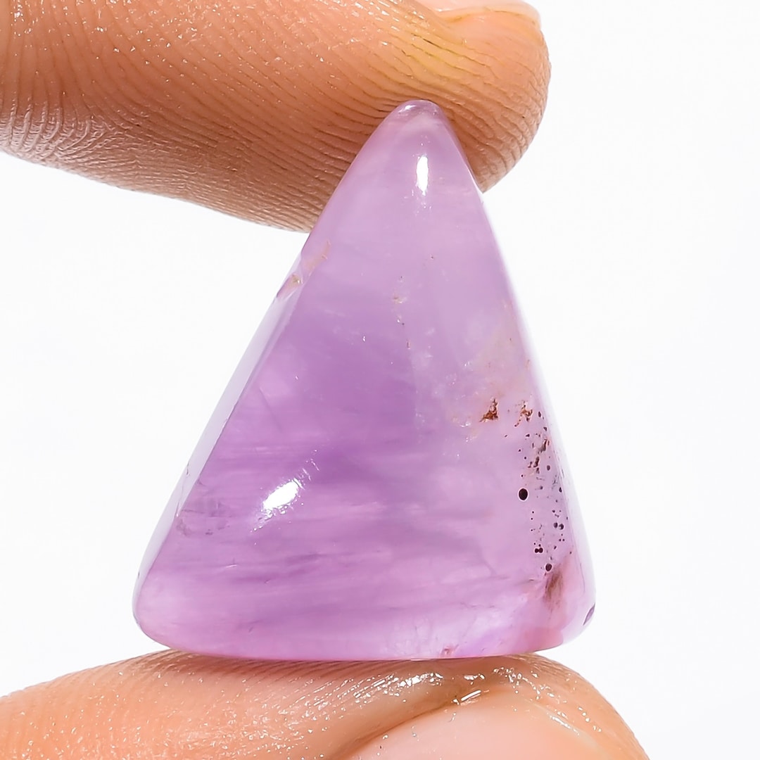 Natural Chevron Amethyst Triangle Shape Cabochon Loose - Etsy