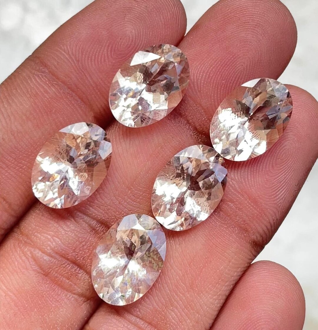 Natural Imperial Topaz, Faceted Cut Stone Oval Shape Lot. 34.00 Ct ...