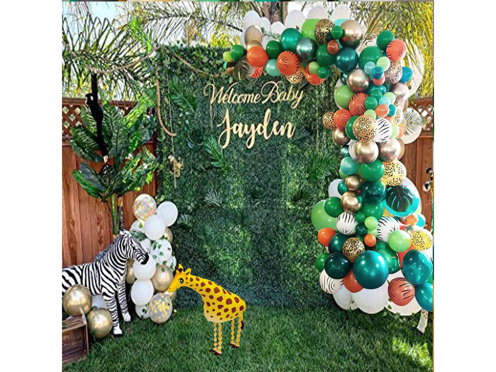 Jungle Safari Theme Party Balloon Garland Kit151 Pack With - Etsy