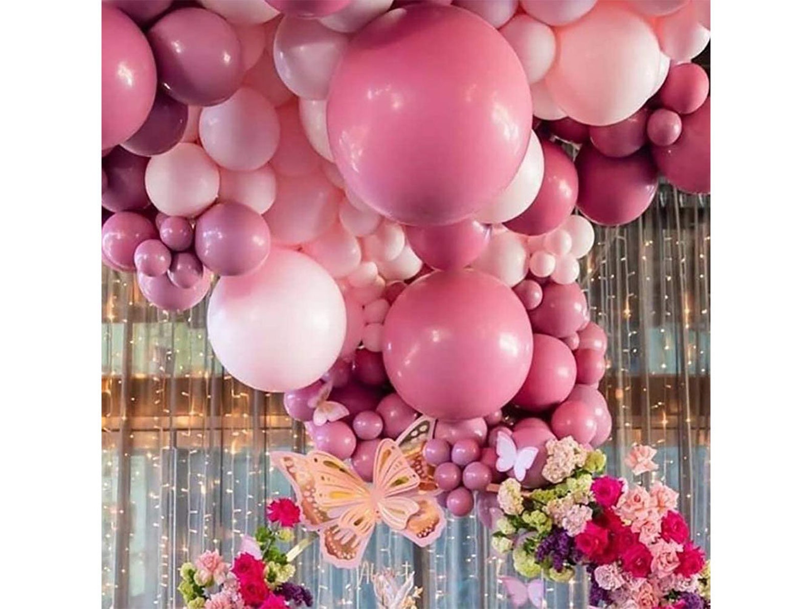 Rose Red Balloon Garland Arch Kit 100 Pack Rose Red Baby - Etsy Canada