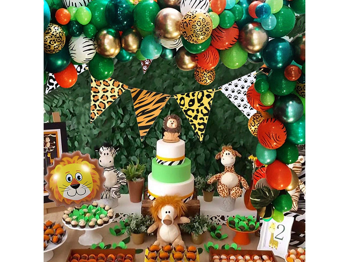 Jungle Safari Theme Party Balloon Garland Kit151 Pack With - Etsy