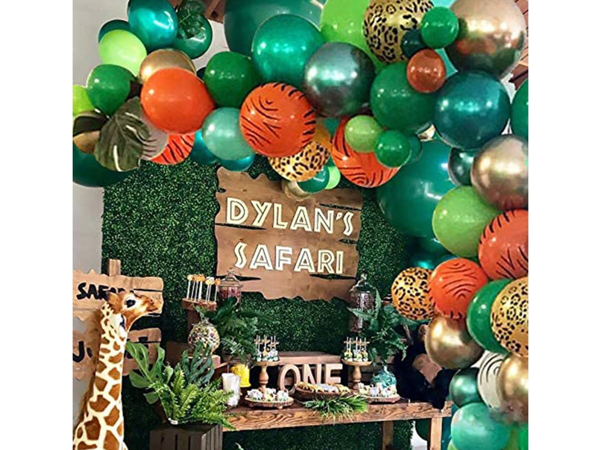 Jungle Safari Theme Party Balloon Garland Kit151 Pack With - Etsy