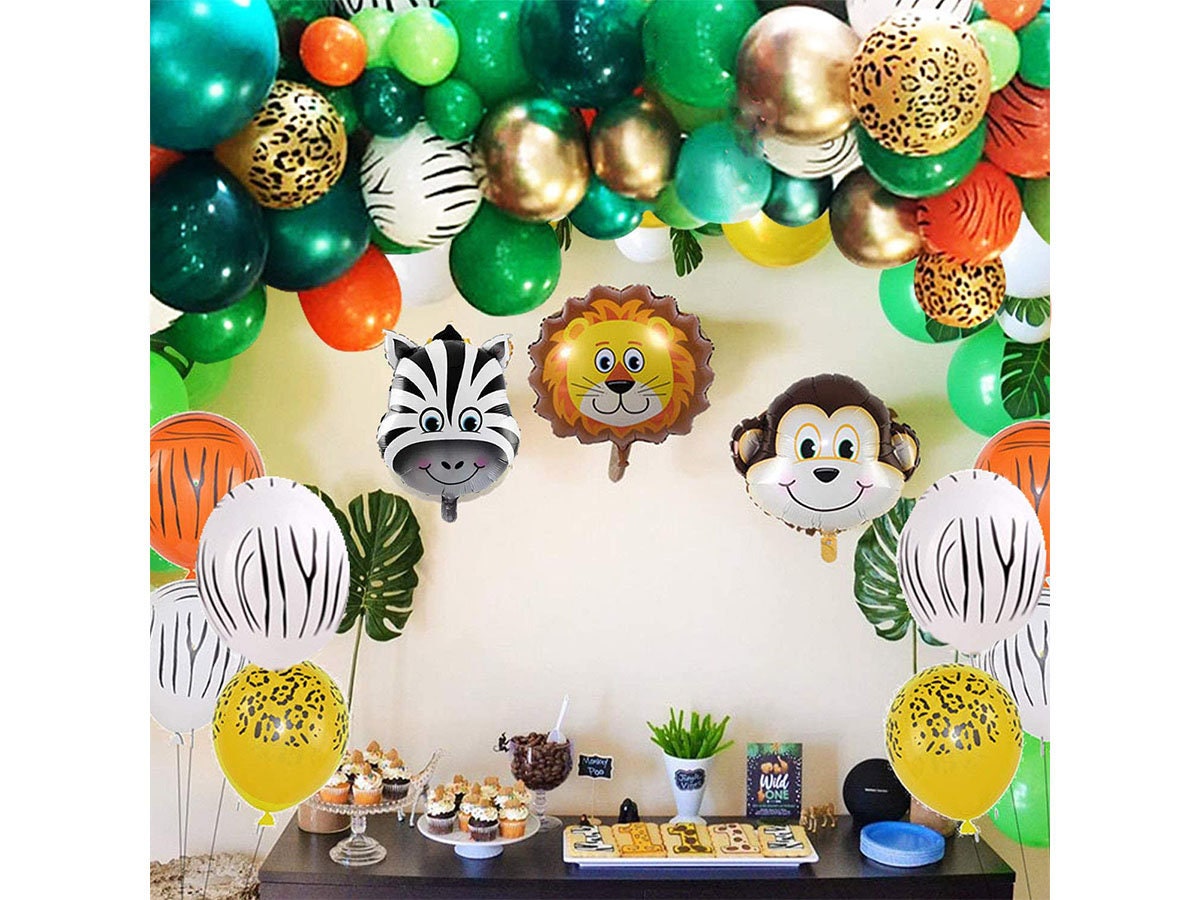 Jungle Safari Theme Party Balloon Garland Kit151 Pack With - Etsy