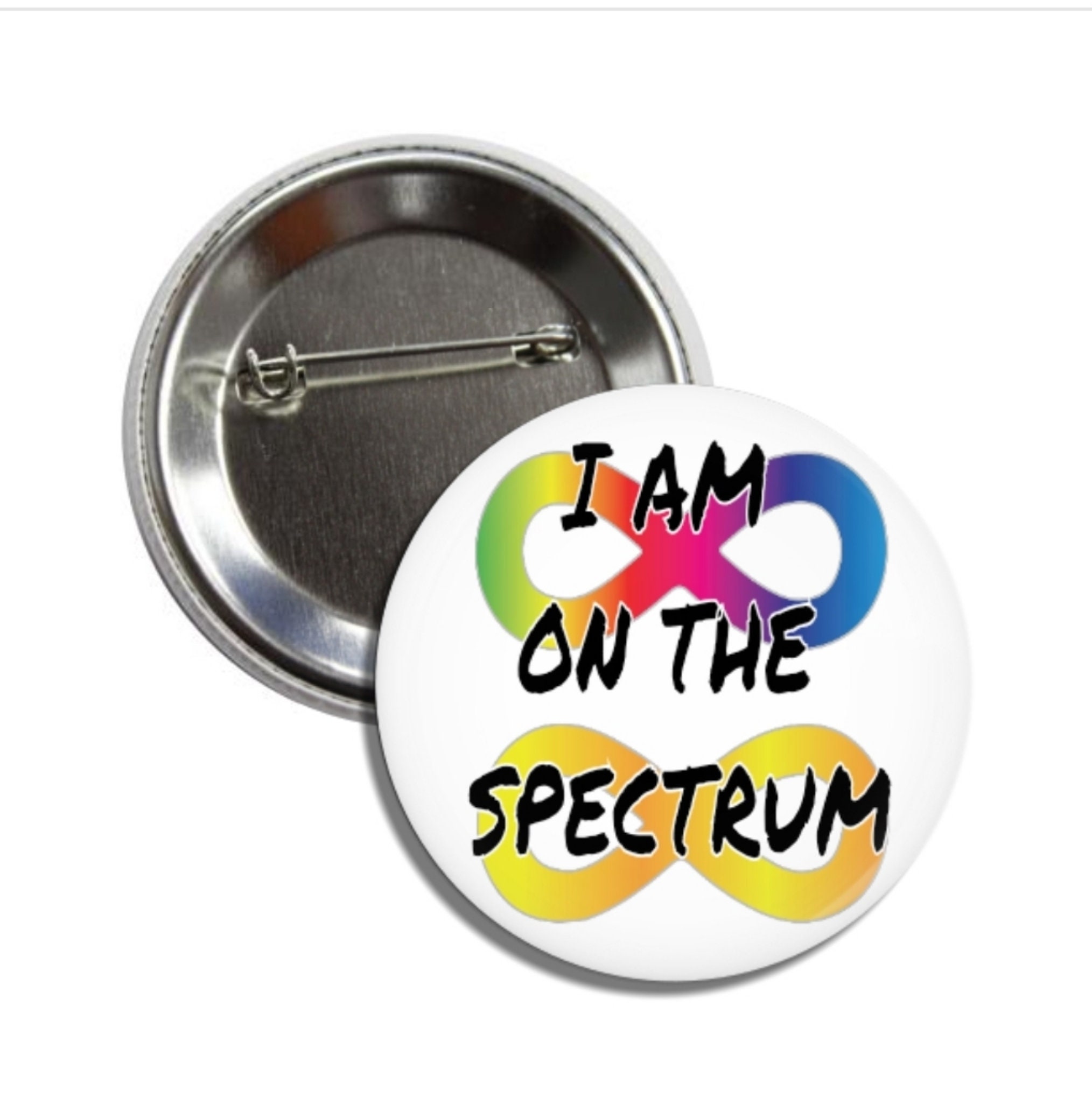 Autism Awareness Buttons, Autism Pins, ASD, Autism Spectrum Disorder ...