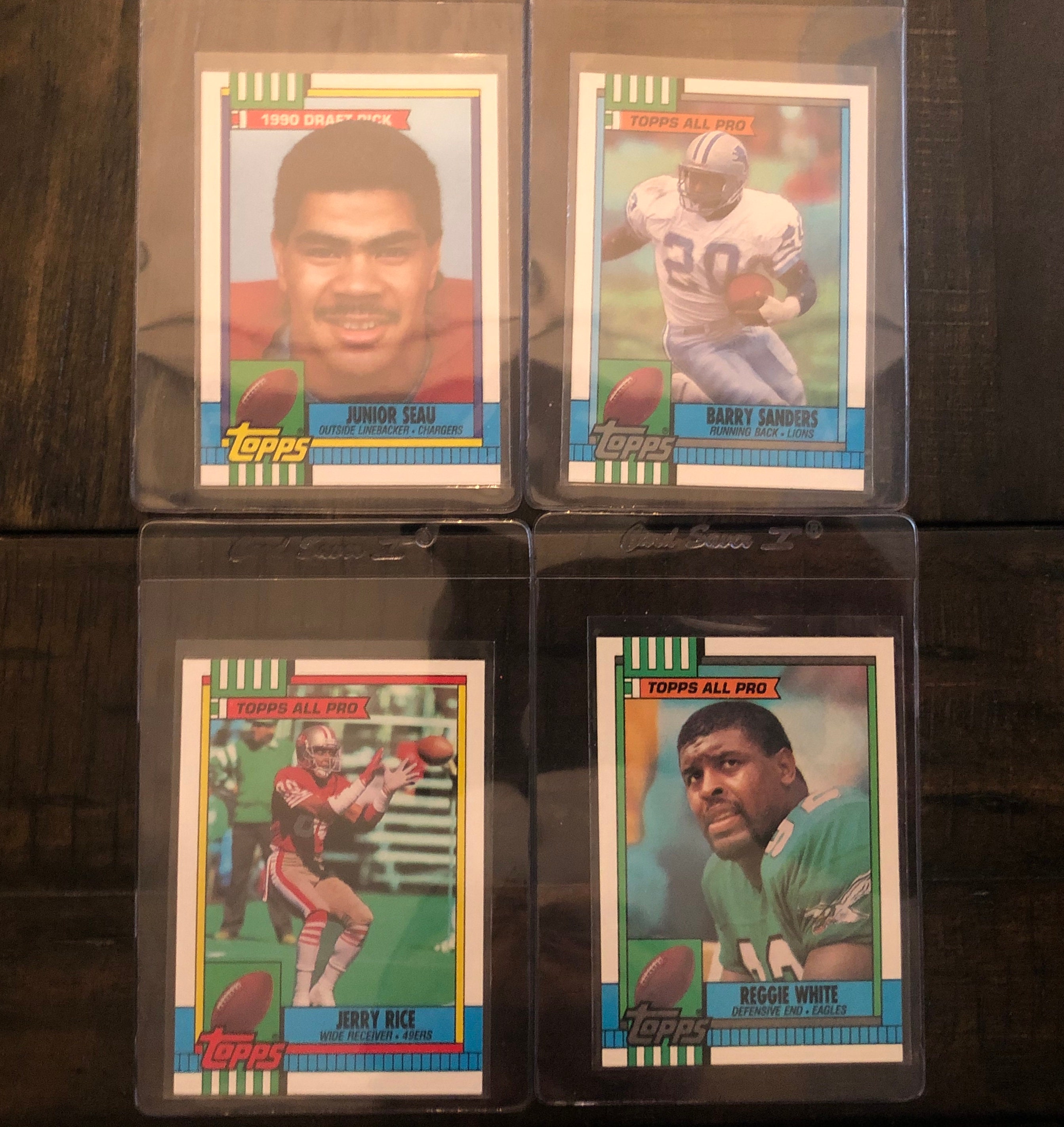 1990 Topps NFL Stars11 Card Lot: Joe Montana, Dan Marino, Troy Aikman ...