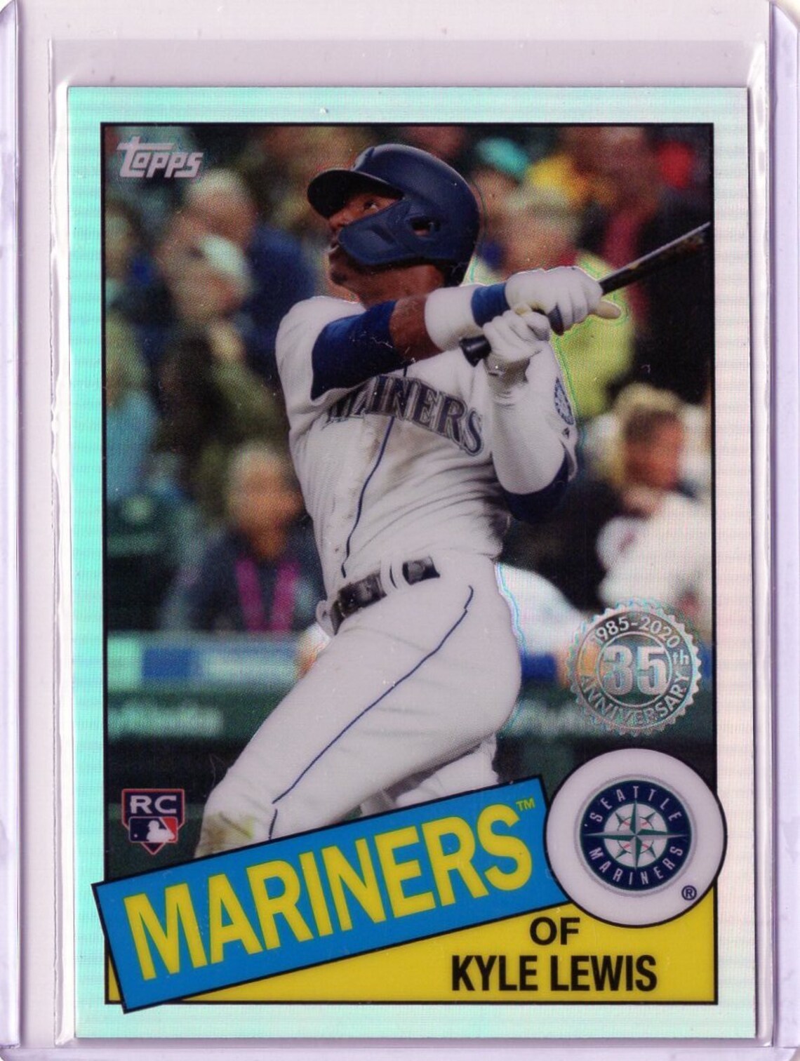 2020 Kyle Lewis (5) Lot Card Topps Chrome, Panini Prizm, and Bowman ...