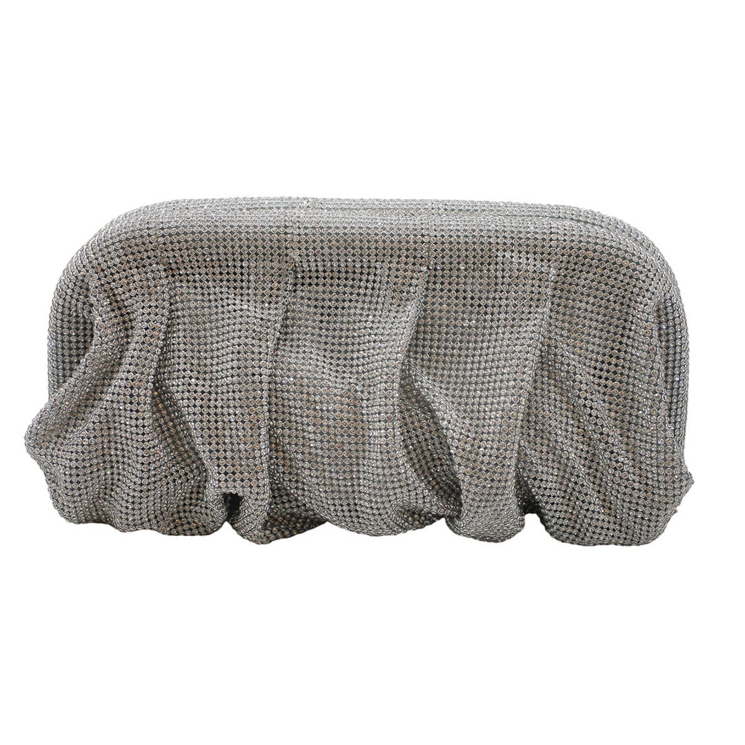 Shiny Diamond Evening Clutch Rhinestone Dumplings Crossbody Purse Women ...