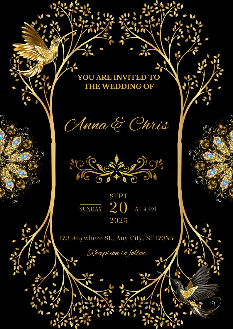 Customizable Wedding Invitations - Etsy